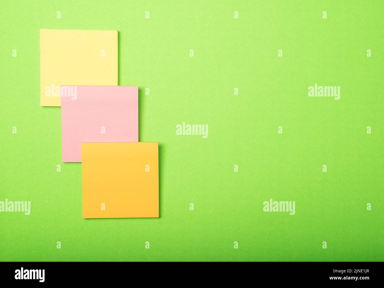 Pastel colour paper background for reminders, notes, memos, ingredients ...