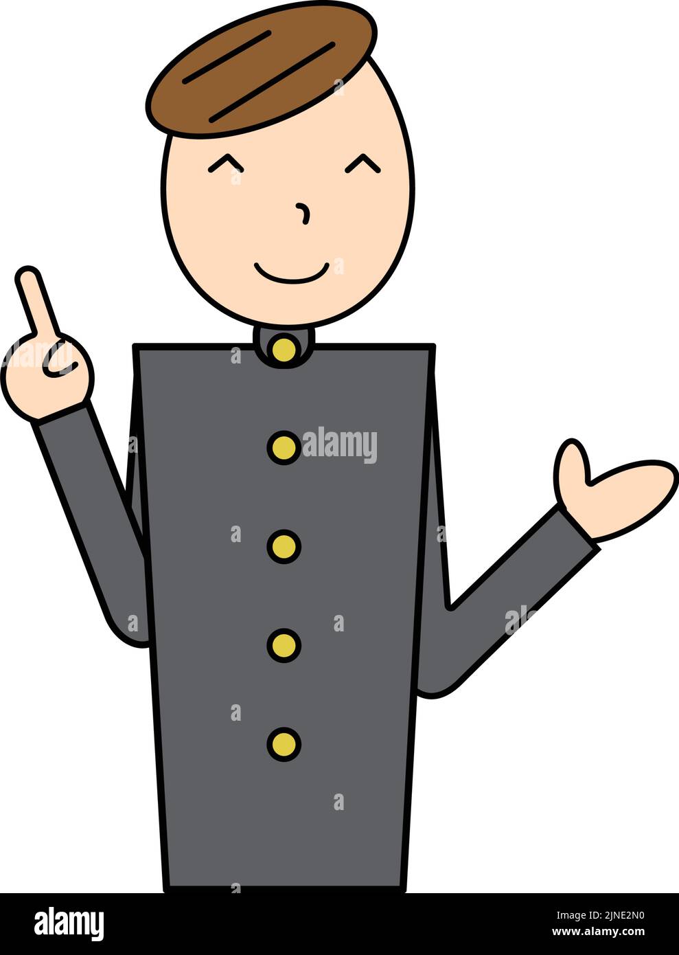 Graduation boy pattern, drawing by analog taste Stock Vector Image ...