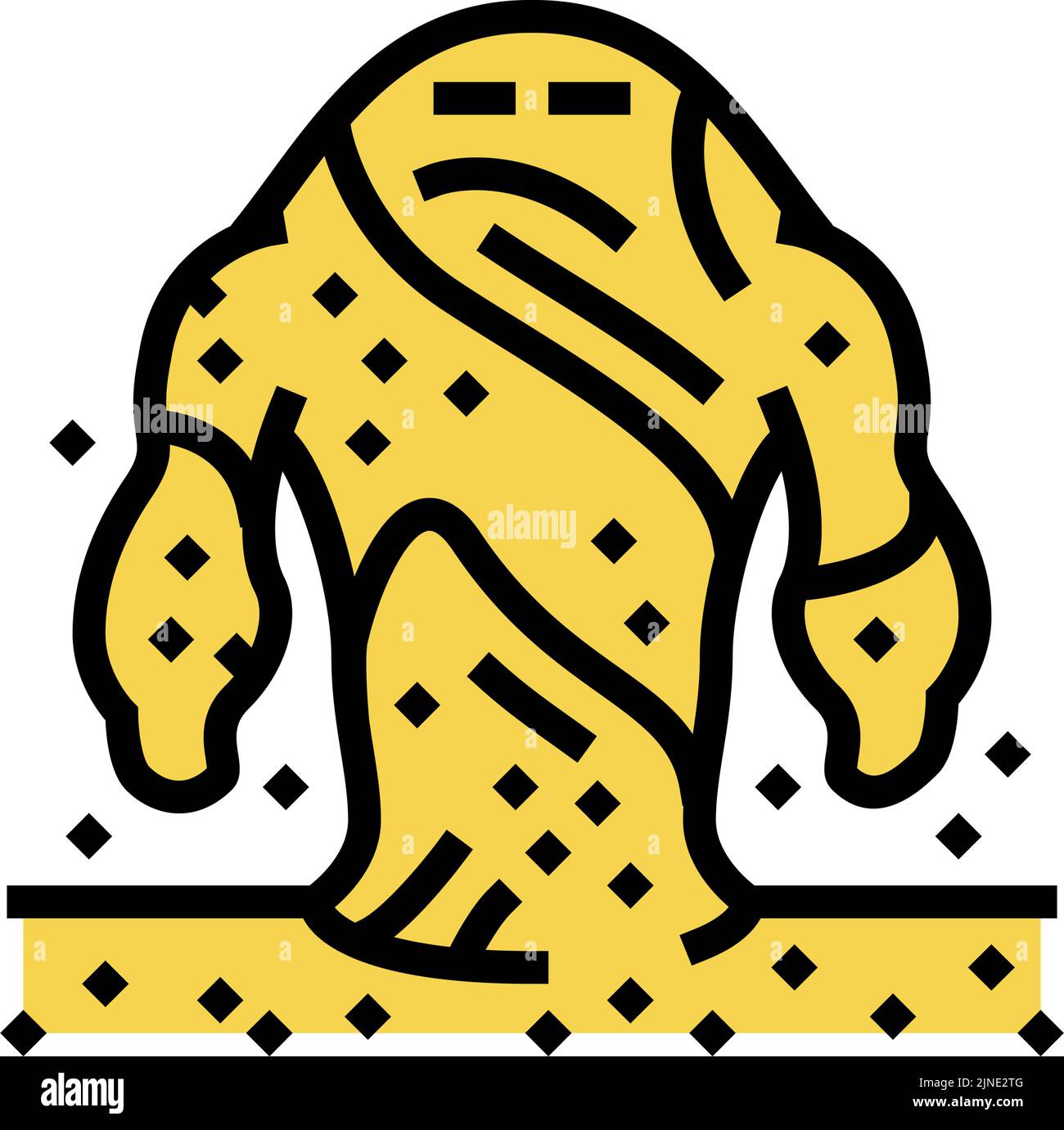 sand monster color icon vector illustration Stock Vector Image & Art ...