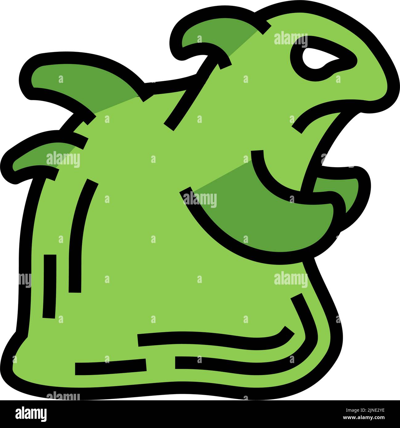 jelly monster color icon vector illustration Stock Vector Image & Art ...