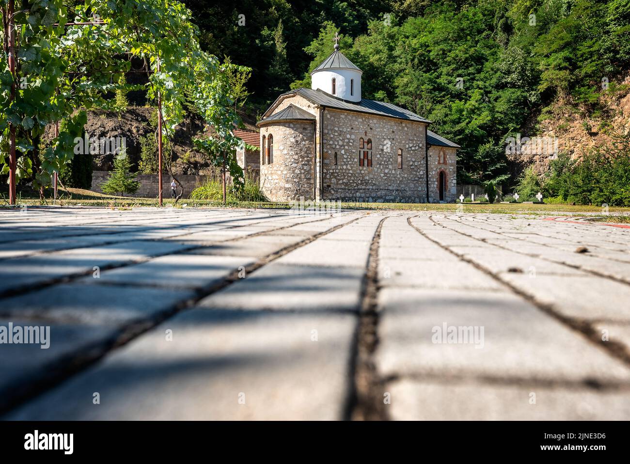 Orthodox Christian Monastery. Serbian Monastery of the Ascension ...