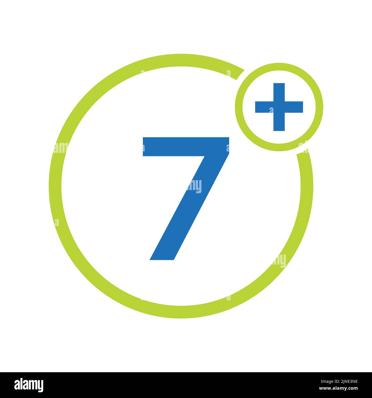 Healthcare Symbol Doctor and Medical Logo on Letter 7 Template. Doctors ...
