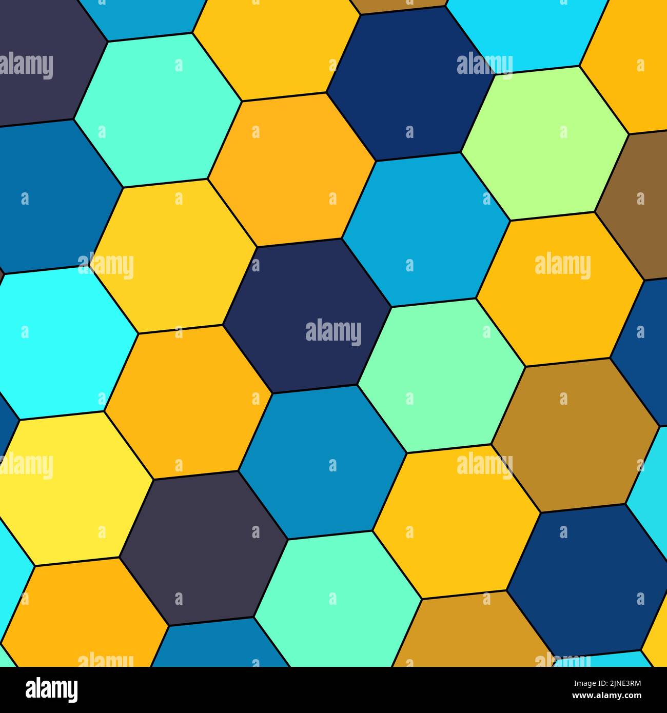 Geometry hexagon wall texture background multicolor honeycomb pattern ...