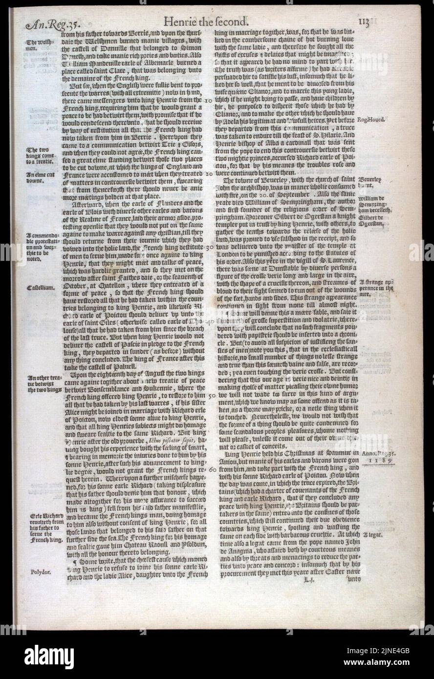 The Chronicles of England, Scotland and Ireland, Holinshed, 1587 - 1350 ...