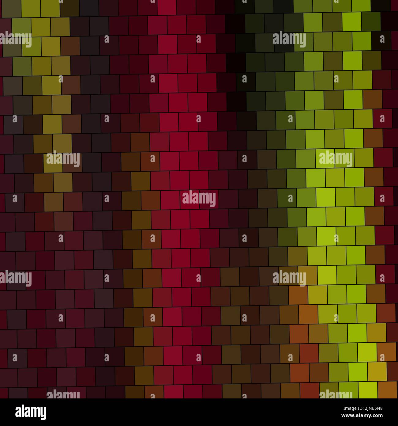 abstract squared Colorful palette brick wall texture background with ...