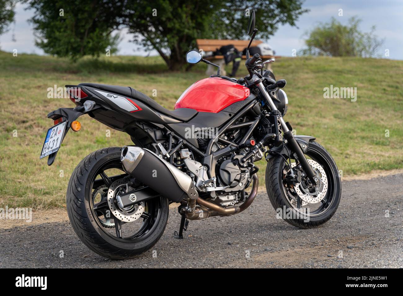 Suzuki SV650 (SV650A) ABS 2017 motorcycle Stock Photo - Alamy