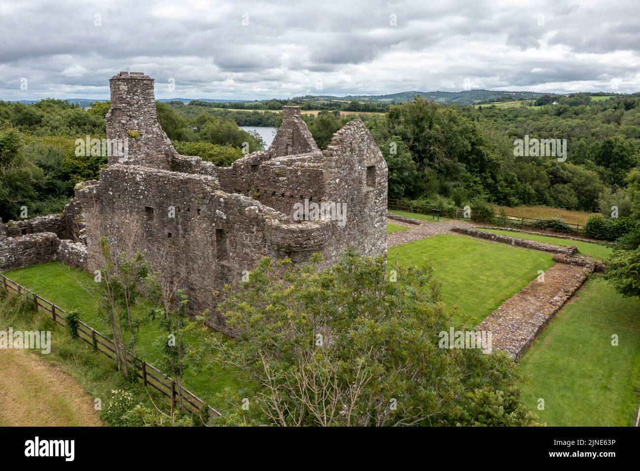 The beautiful Tully Castle by Enniskillen, County Fermanagh inNorthern ...