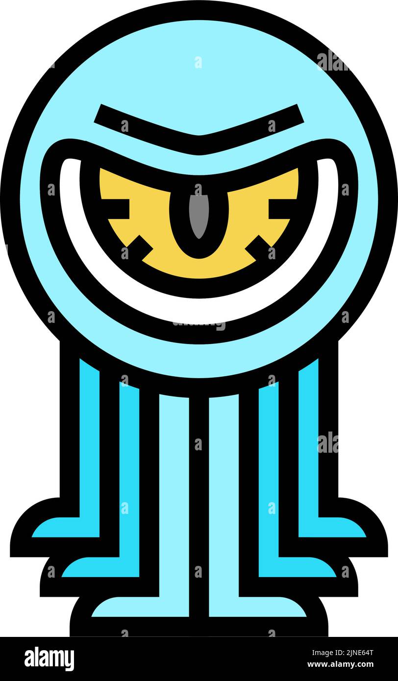 monster eye color icon vector illustration Stock Vector Image & Art - Alamy