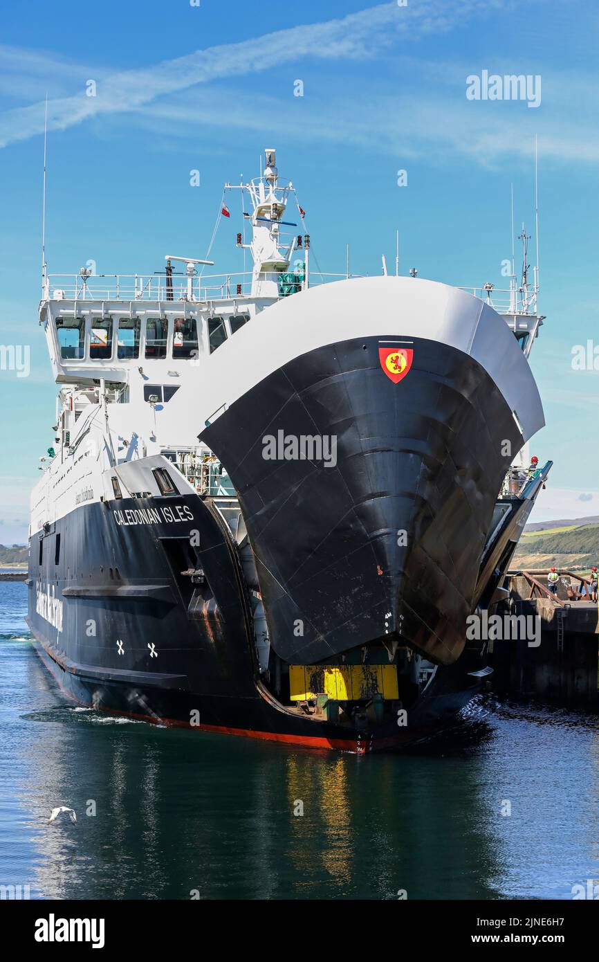 Caledonian MacBrayne ferry, Caledonian Isles, sailing from Isle of ...