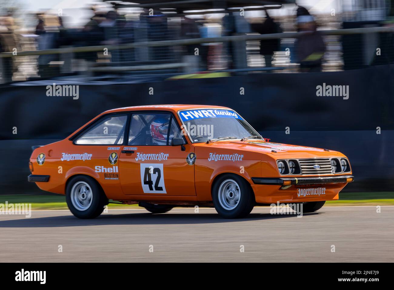 1980 Ford Escort Mk2 RS2000 with driver Jon Minshaw during the Gerry ...
