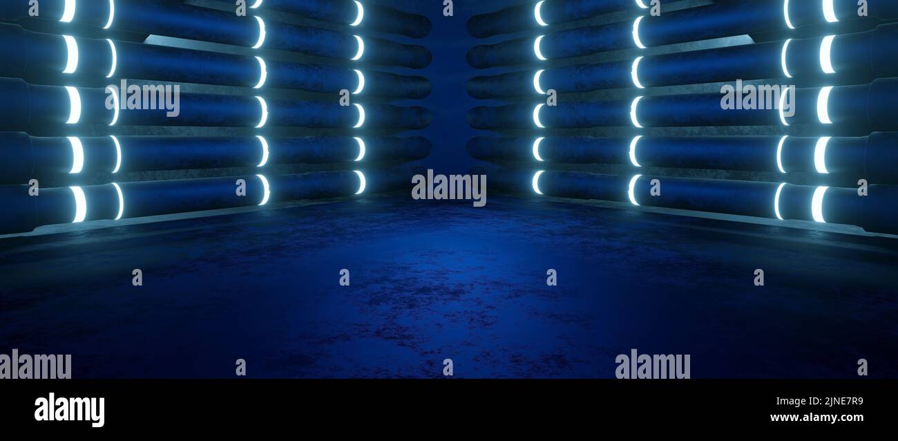 Blank Rusty Club Empty Hall Quiet Banner Background Wallpaper 3D ...