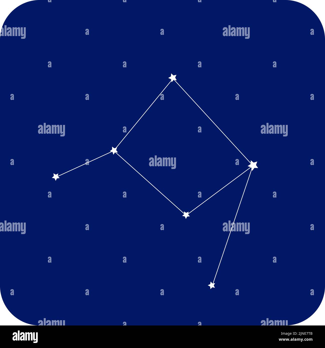 12 constellation blue icons: vector illustration: Aquarius Stock Vector ...