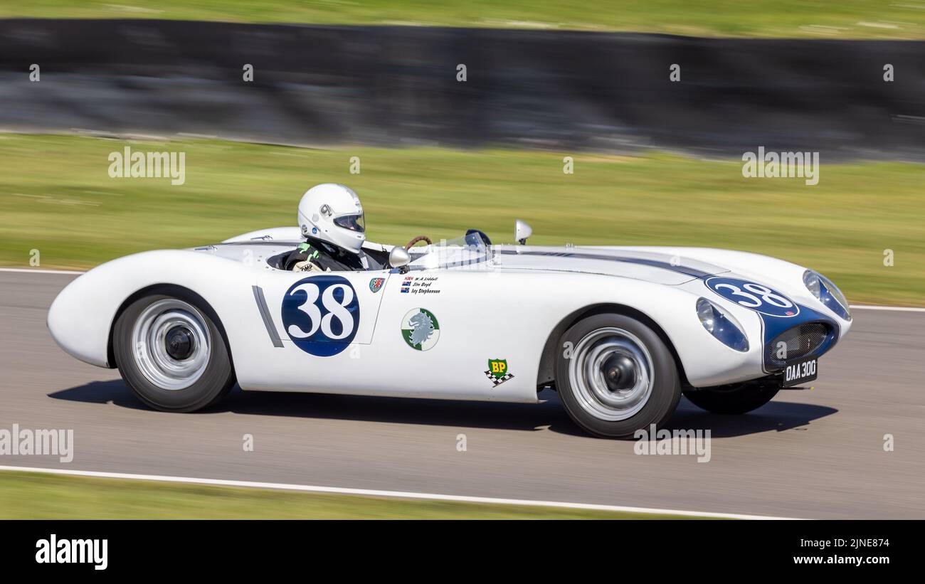 1954 Buckler-Climax DDI with driver Paul Steed during the Robert Brooks ...
