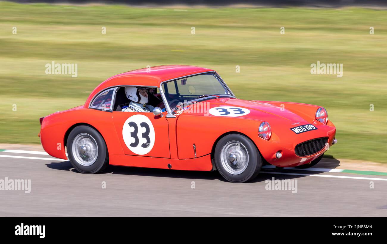 1962 Austin Healey Sebring Sprite with driver Gordon Elwell during the ...