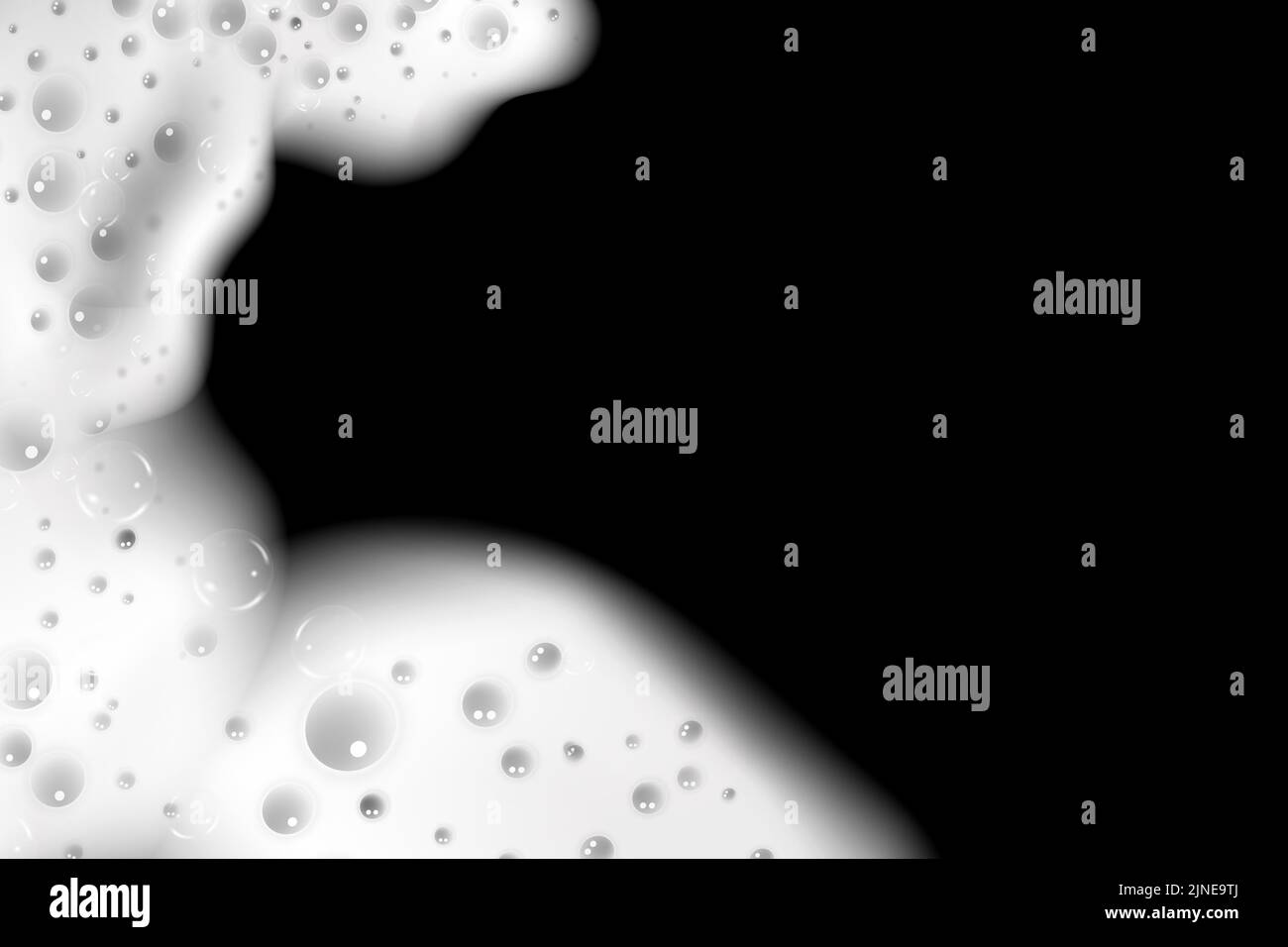 Shampoo bubbles texture.Bath foam isolated on transparent background ...
