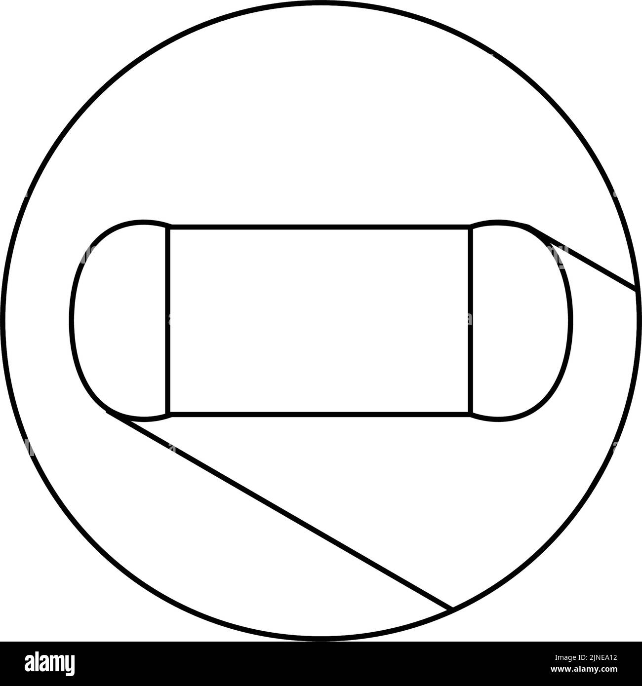 Circle icon with black shadow, mask Stock Vector Image & Art - Alamy