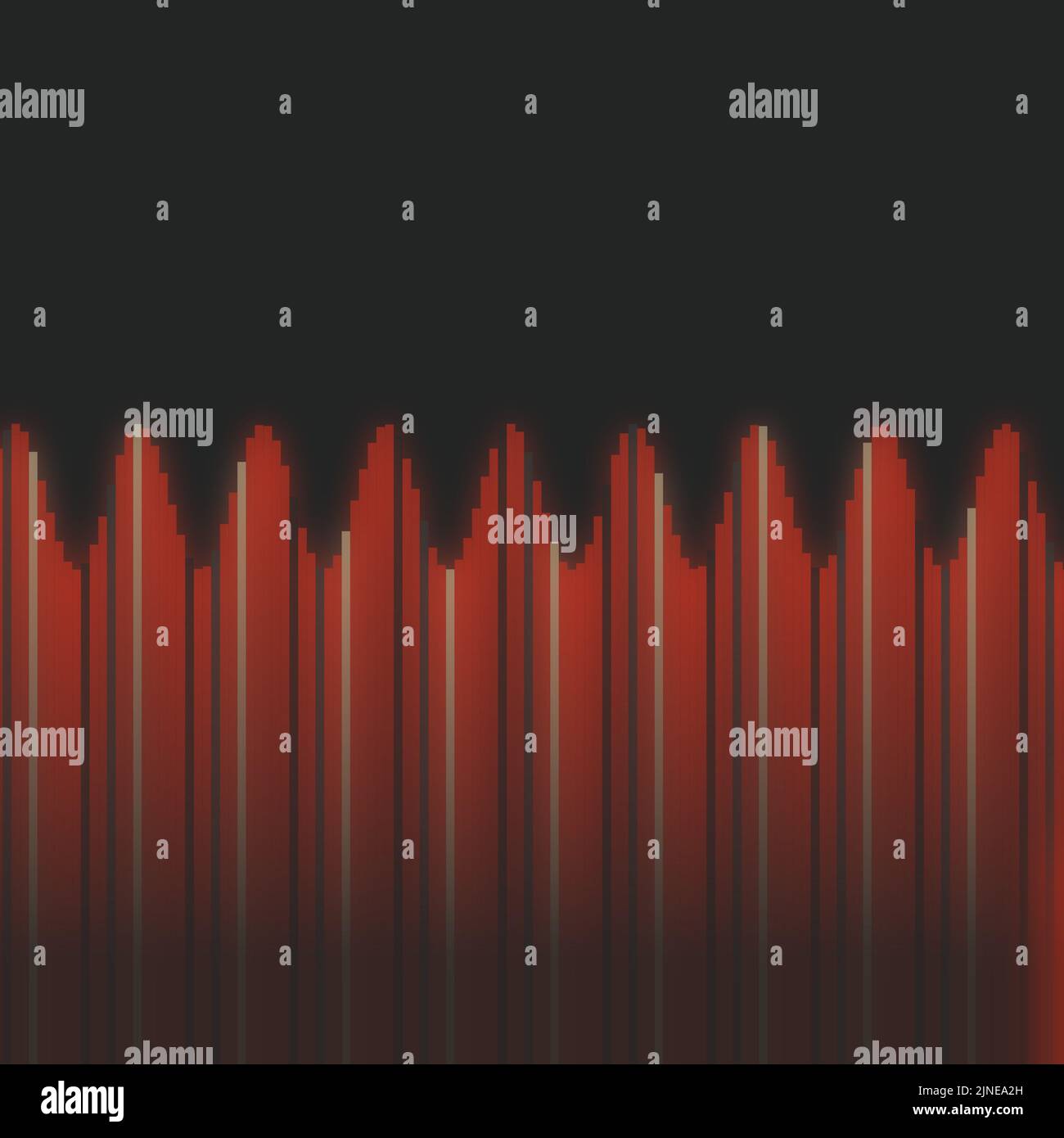 Abstract colorful Illustration of Stylized Sound frequency equalizer ...