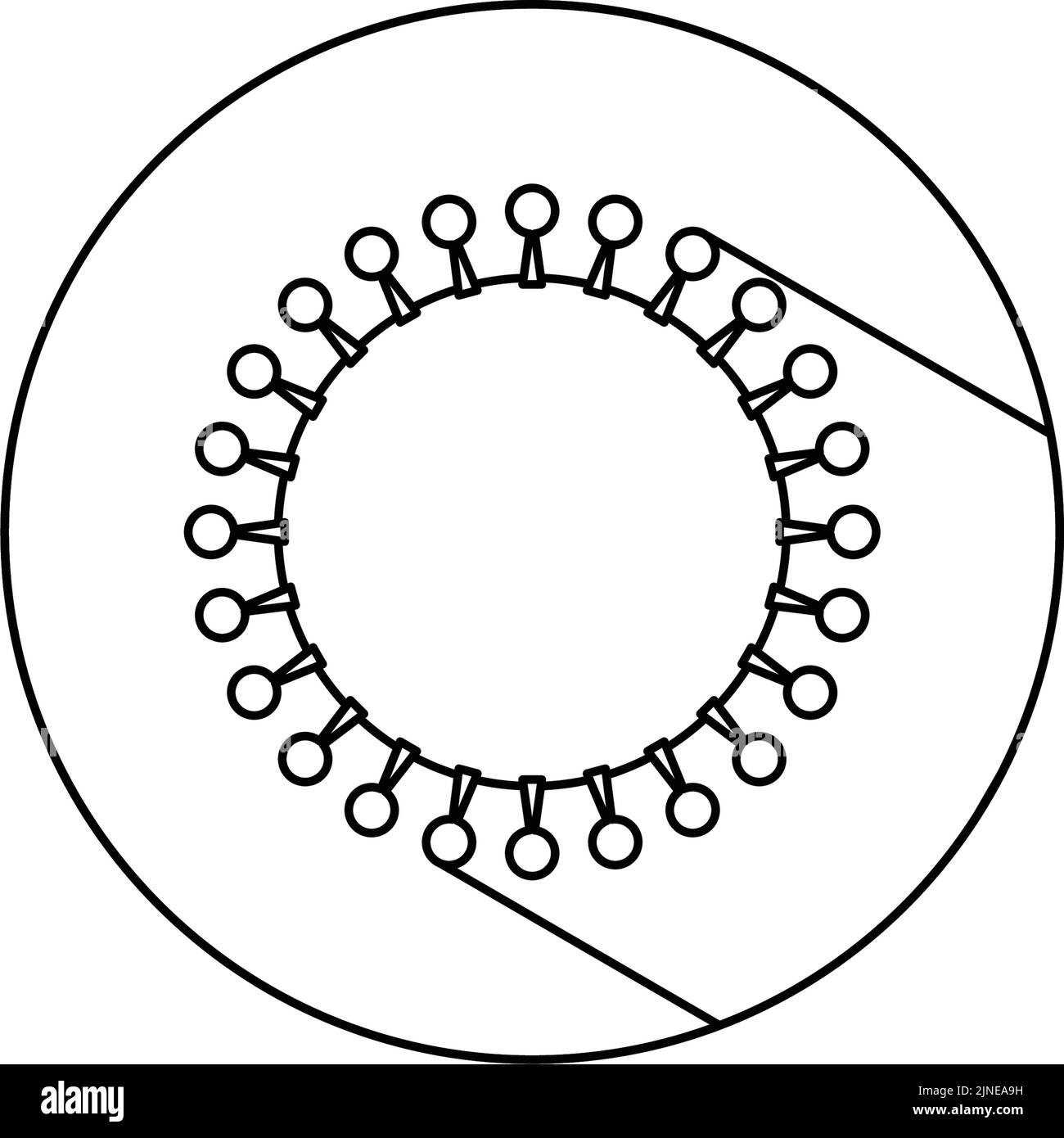 Circle icon with black shadow, fungus Stock Vector Image & Art - Alamy