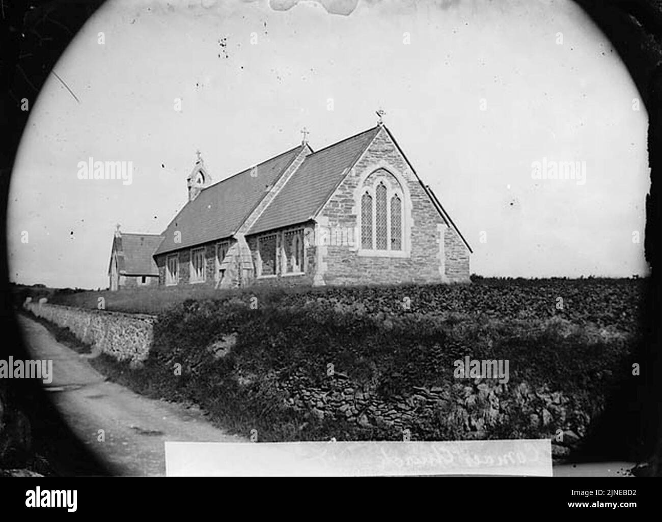 The church, Cemaes (Mon Stock Photo - Alamy
