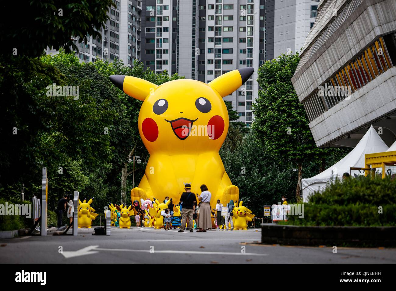 Seoul, South Korea. 11th Aug, 2022. Pikachu Parade, Pokemon during the ...