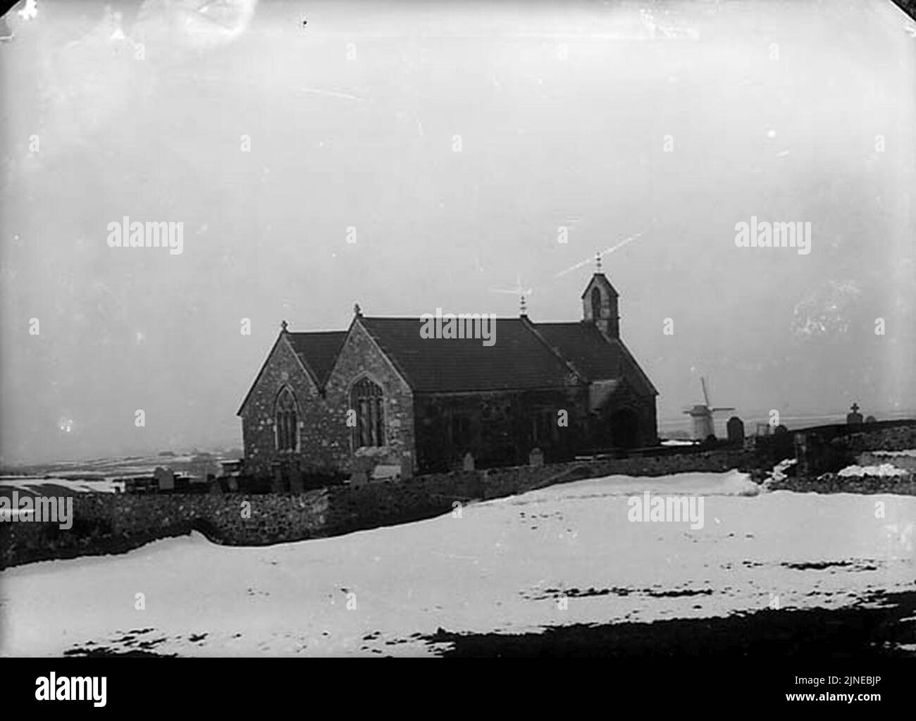 The Church Gwalchmai Stock Photo Alamy