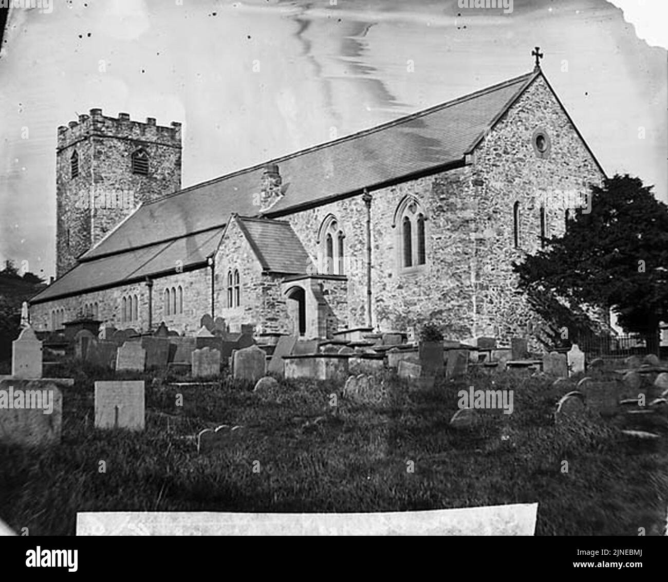 The church, Corwen Stock Photo - Alamy