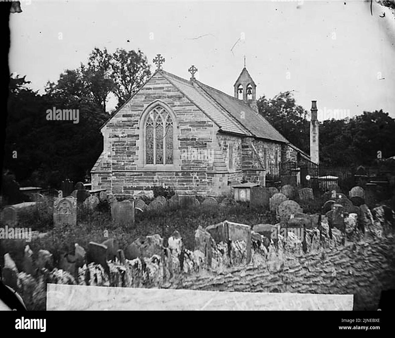 The church, Llansanffraid Glyndyfrdwy Stock Photo - Alamy