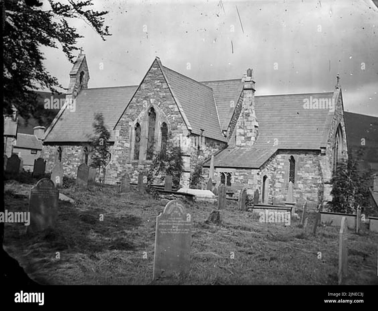 The church, Penmachno Stock Photo - Alamy