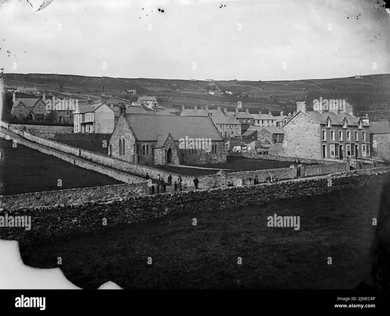 The church, Talysarn Stock Photo - Alamy