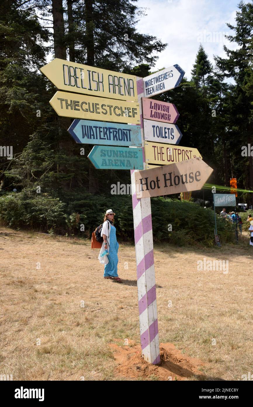Latitude Festival 2022. Henham Park, Suffolk, UK. Signage Stock Photo ...