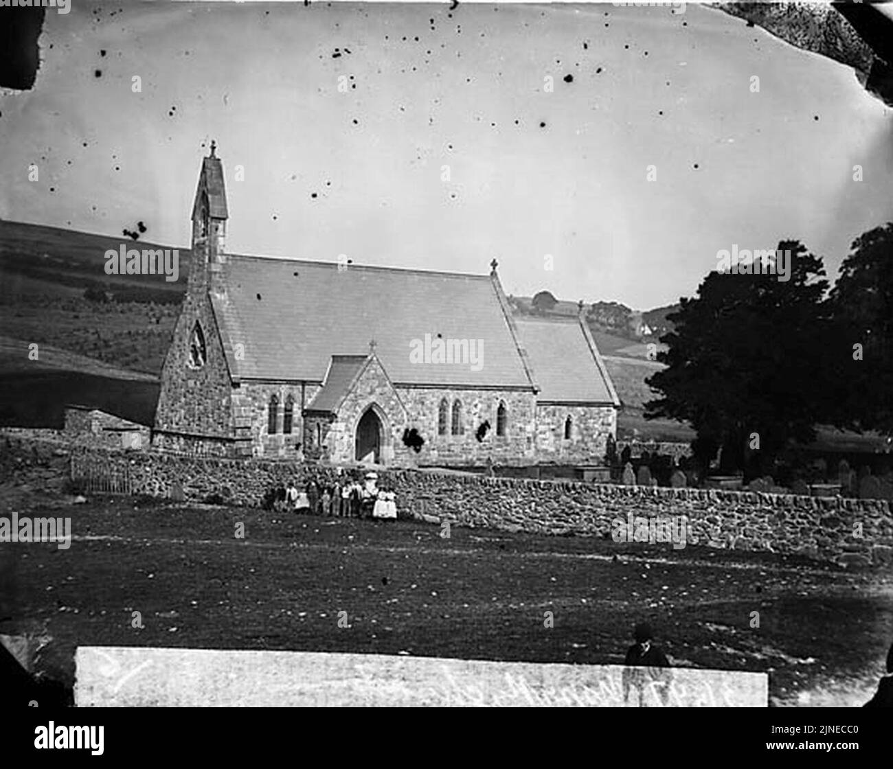 The church, Ysbyty Ifan Stock Photo - Alamy