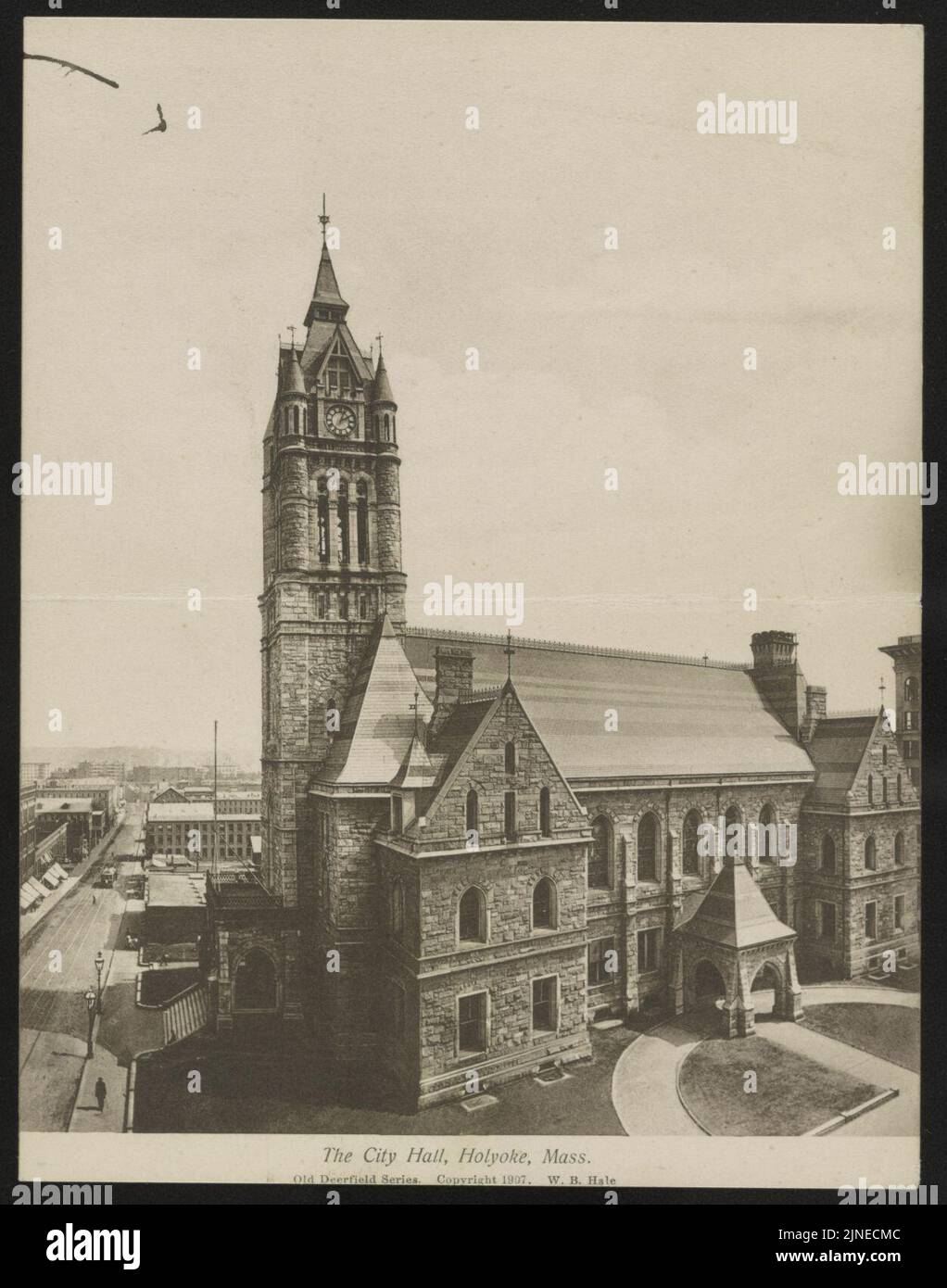 The city hall, Holyoke, Mass Stock Photo - Alamy