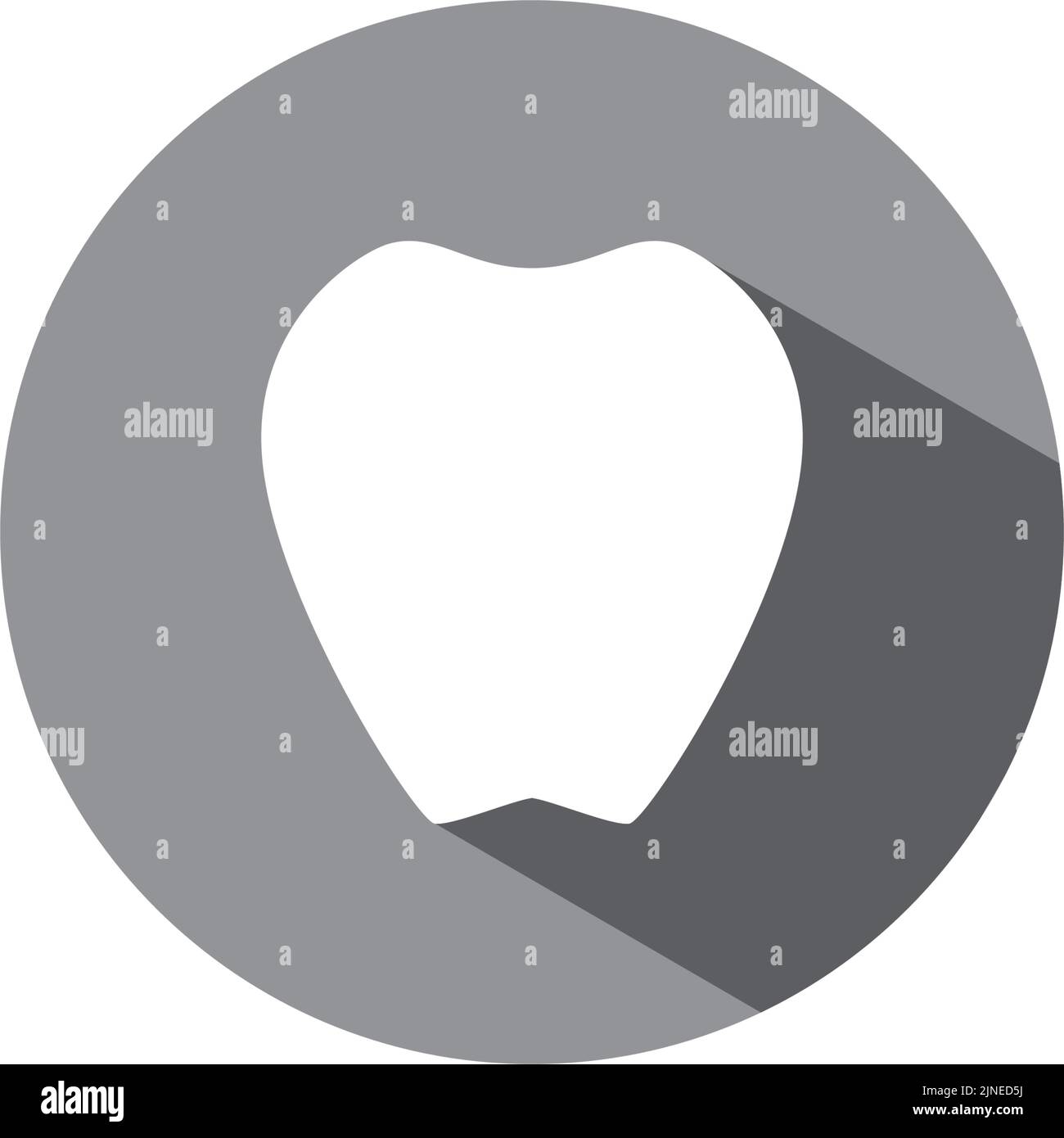Circle icon with blue shadow, tooth Stock Vector Image & Art - Alamy