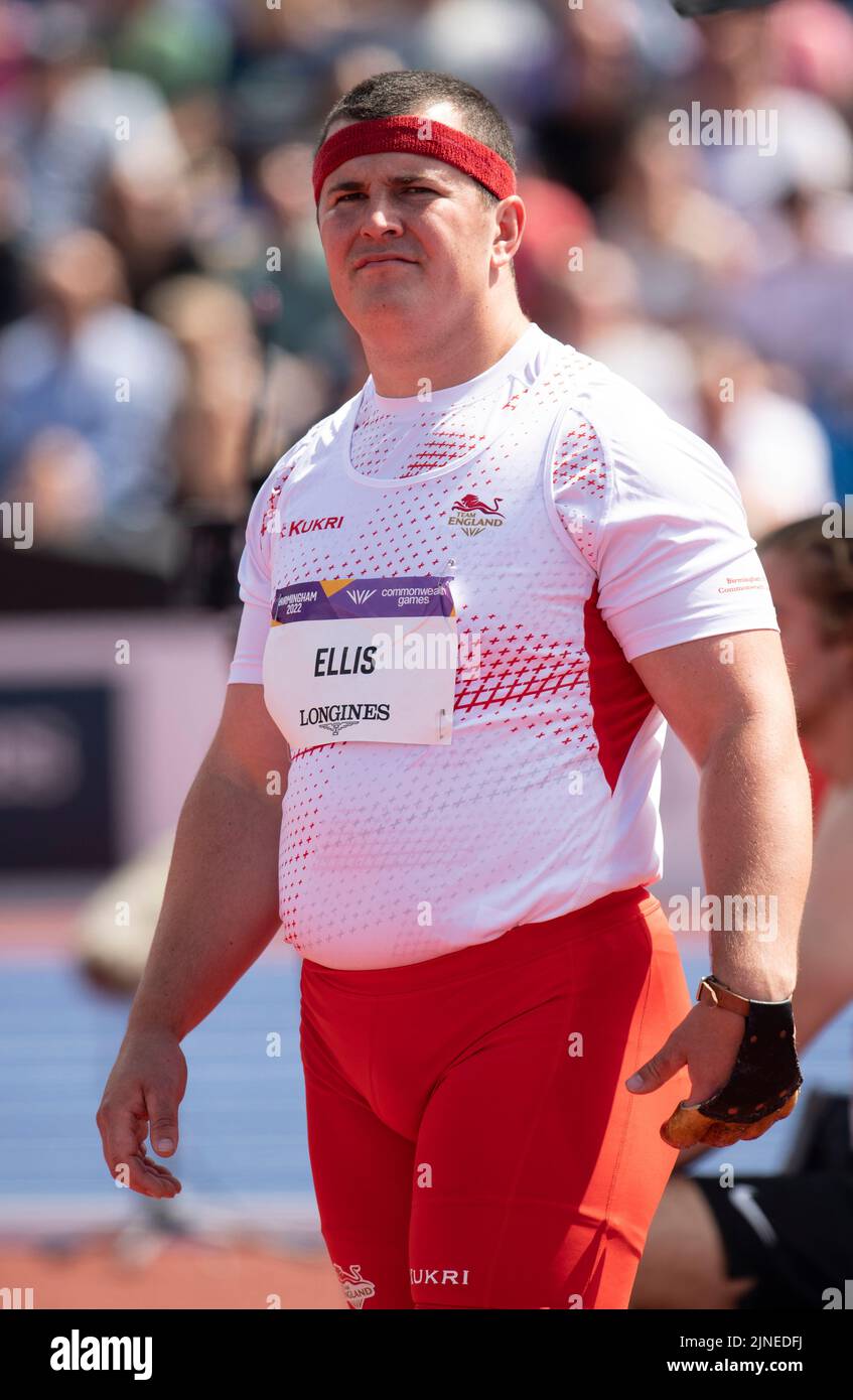 Joseph Ellis of England competing in the men’s hammer final at the ...