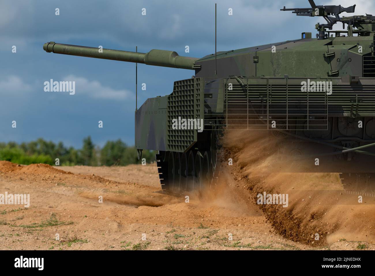 Leopard 2 A7 GERMAN MAIN BATTLE TANK Stock Photo - Alamy