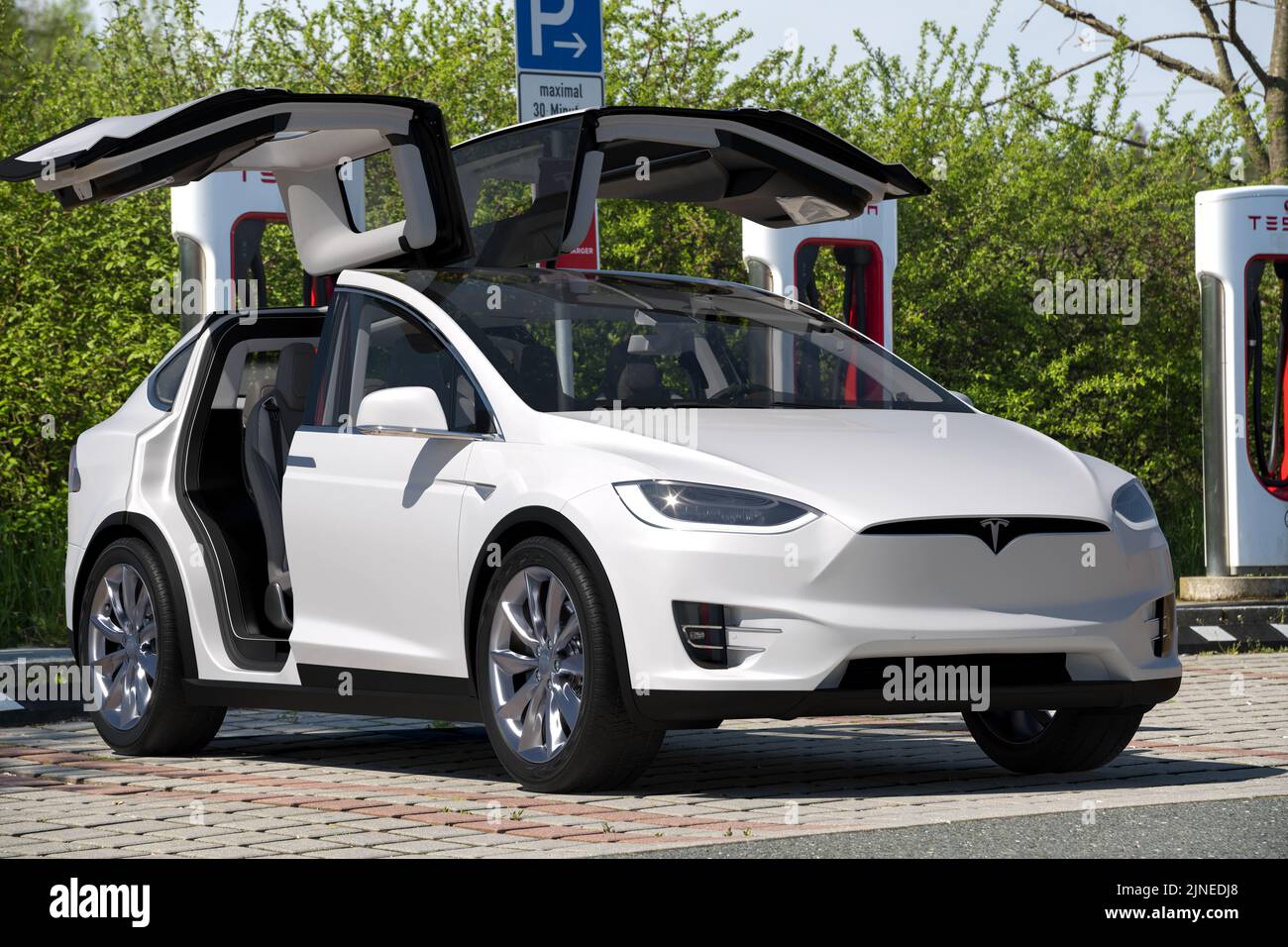 Tesla model x interior hi-res stock photography and images - Alamy