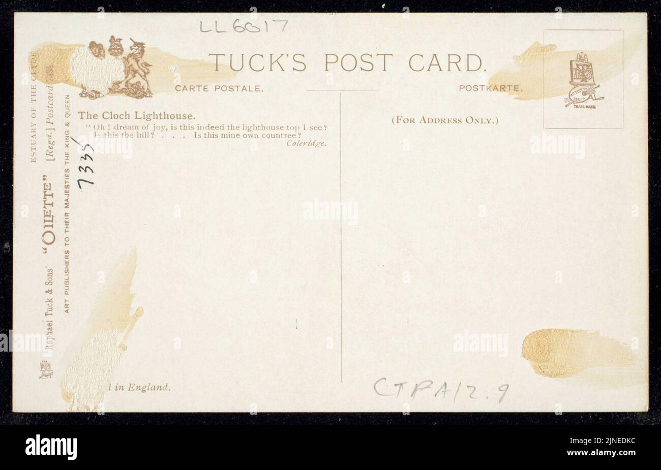 The Cloch Lighthouse Stock Photo - Alamy