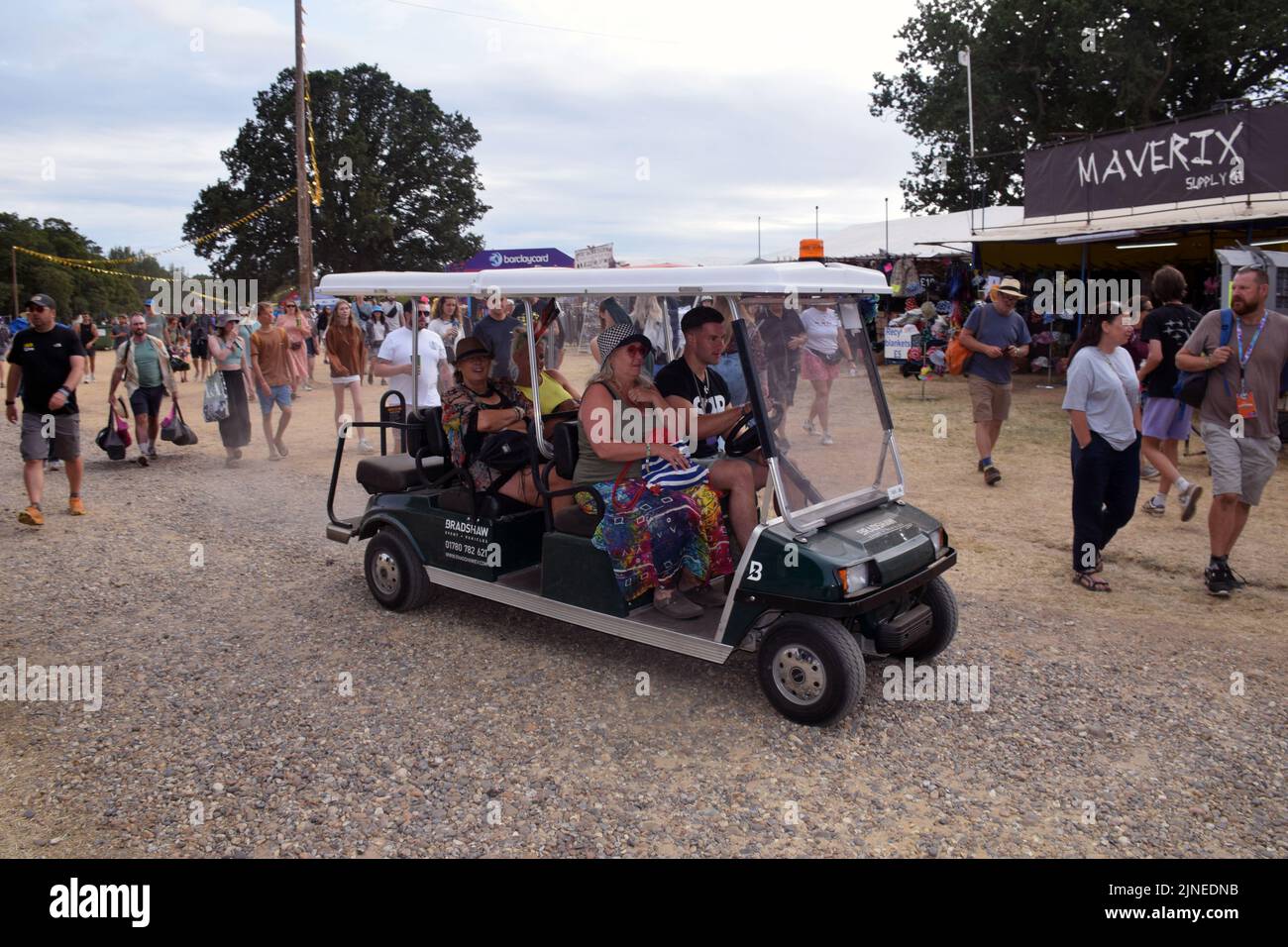 Latitude Festival 2022. Henham Park, Suffolk, UK. Buggy to transport ...