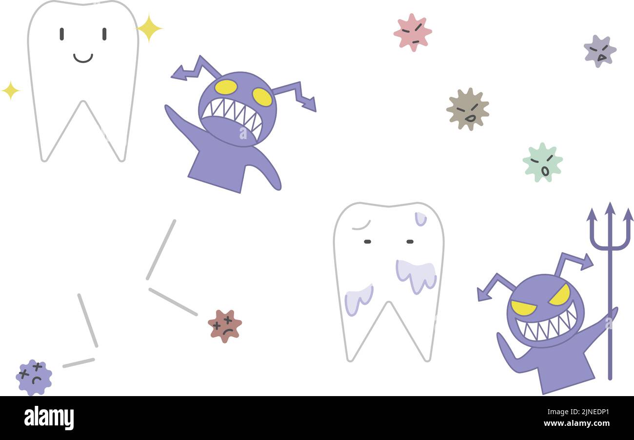 Dental caries images Stock Vector Images - Alamy