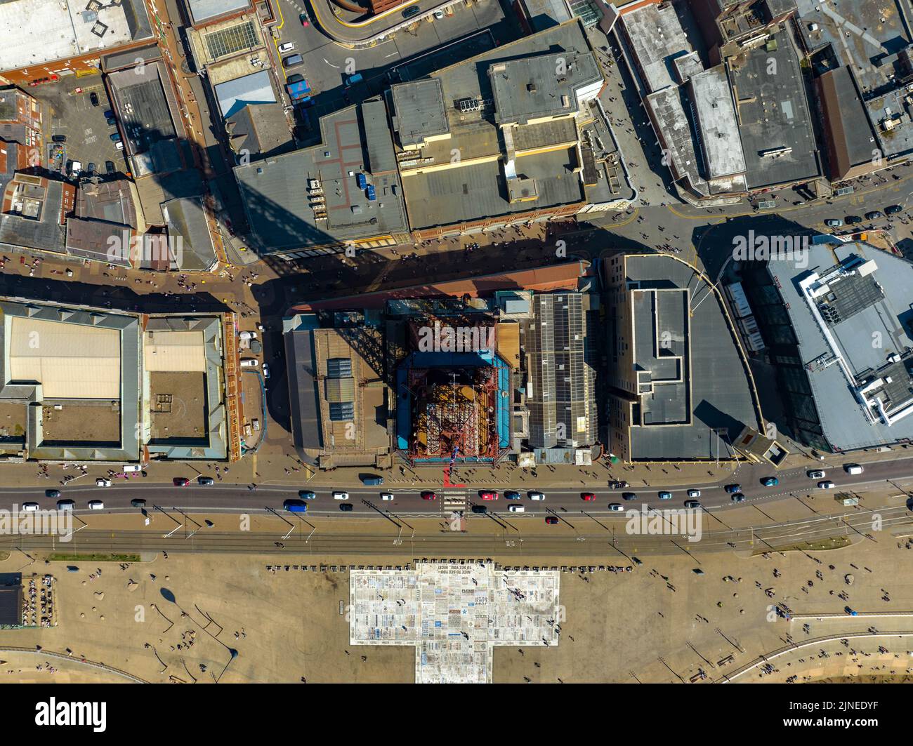 Aerial view of blackpool tower hi-res stock photography and images - Alamy