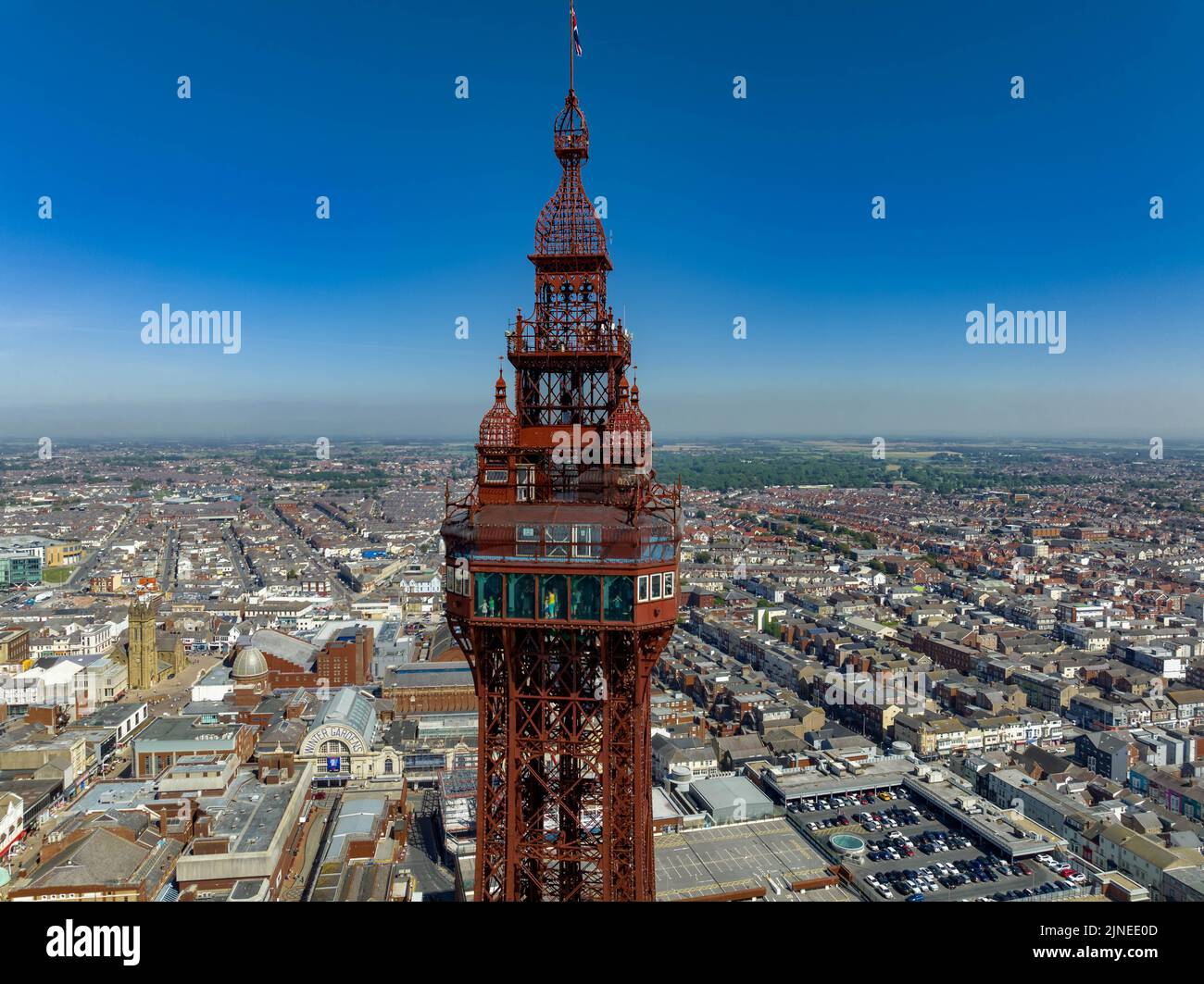 Blackpool tower aerial hi-res stock photography and images - Alamy