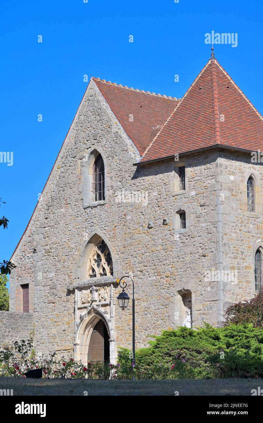 The Chateau of Margaret of Burgundy - Queen of France, Couches FR Stock ...