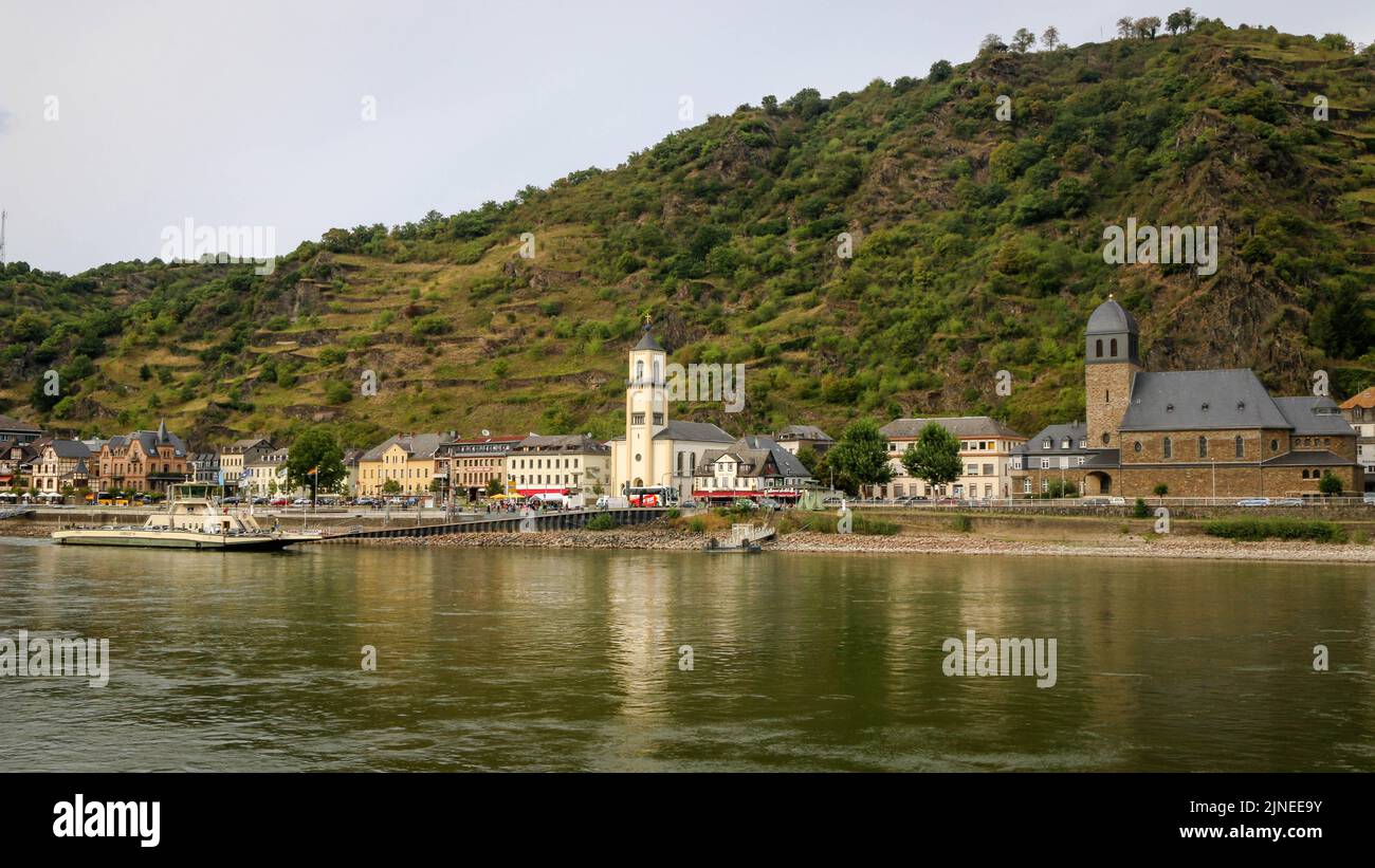 Scenes from the Rhine River, Germany Stock Photo - Alamy
