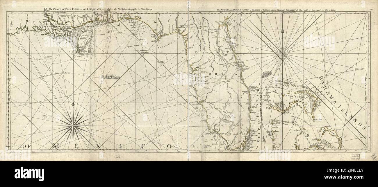 The coast of West Florida and Louisiana. The Peninsula and Gulf of ...