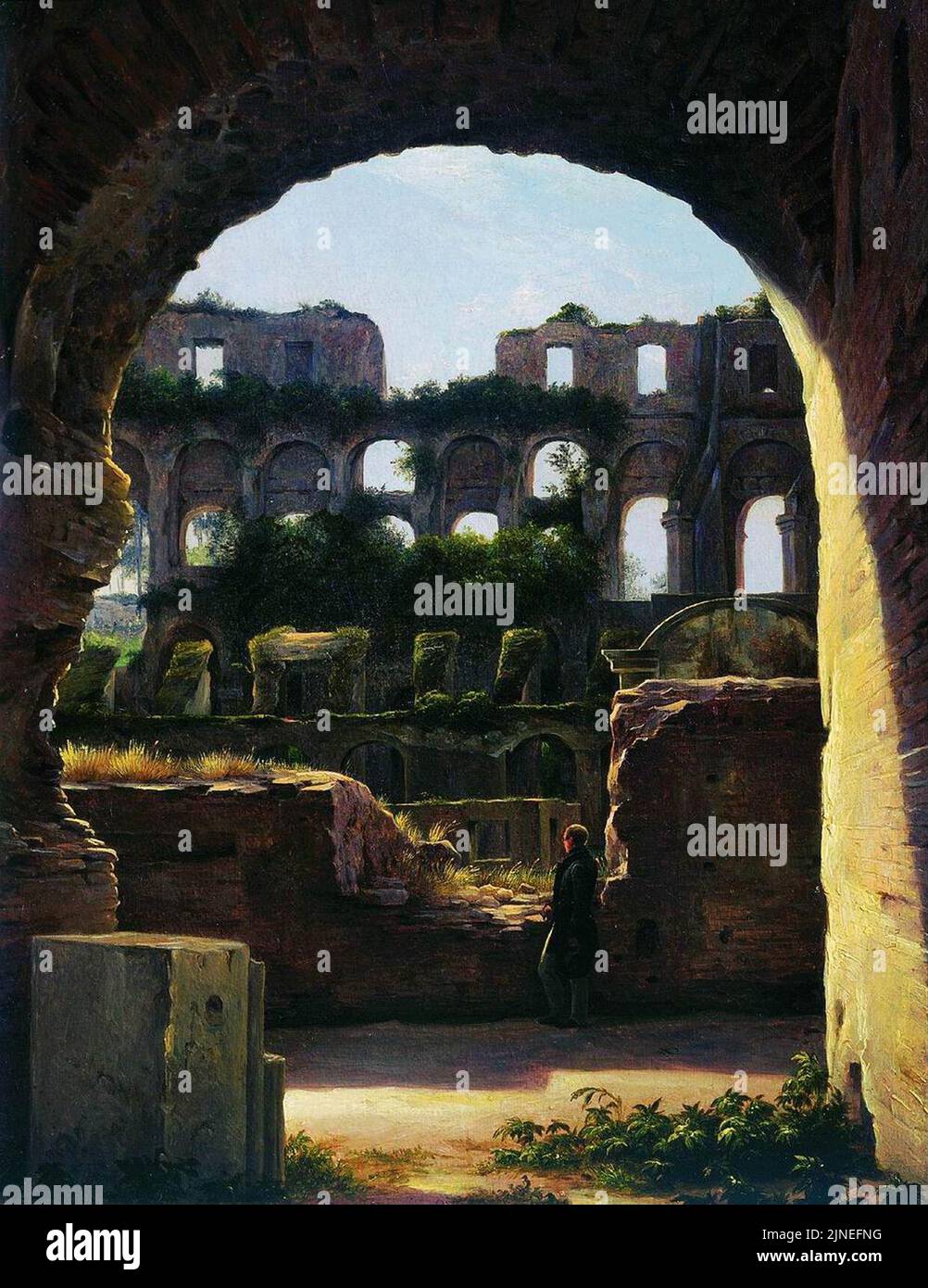 The Coliseum Nikanor Chernetsov (1840 Stock Photo - Alamy