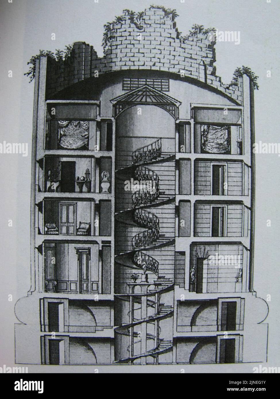 The column house Stock Photo - Alamy