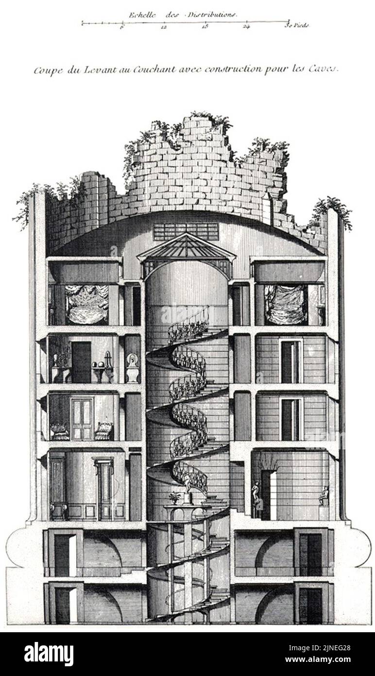 The column house smaller but clearer Stock Photo - Alamy