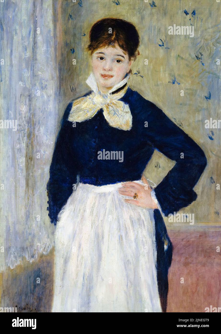 Pierre Auguste Renoir, A Waitress at Duval’s Restaurant, portrait ...