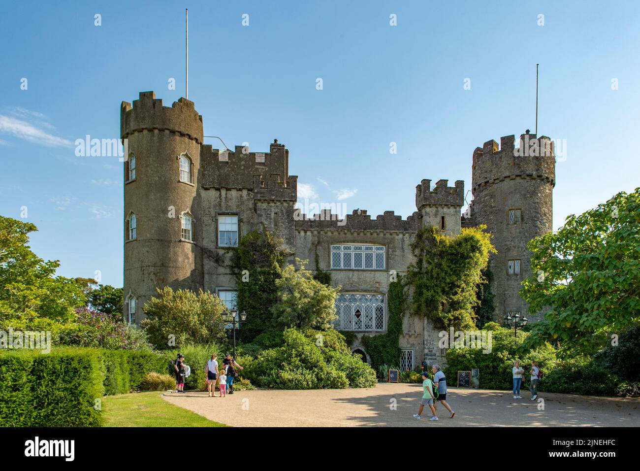 Malahide Castle, Malahide, Ireland Stock Photo - Alamy