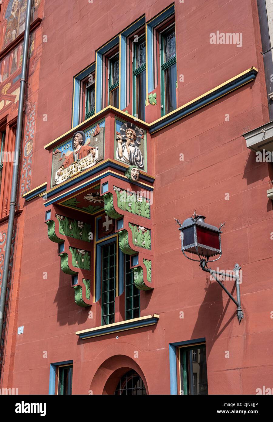Basel Town Hall (Rathaus Stock Photo - Alamy